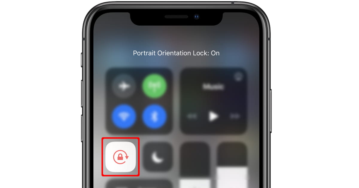 IPhone Screen Rotation Enable Disable IPhone Rotation Lock