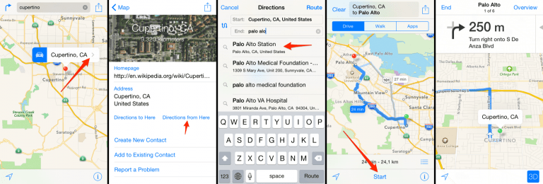 Get Driving Directions with Apple Maps - iPhone-Tricks.com