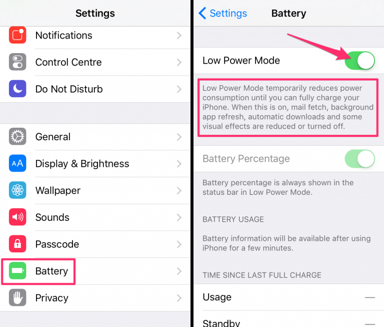 How to Save Battery Life With Low Power Mode