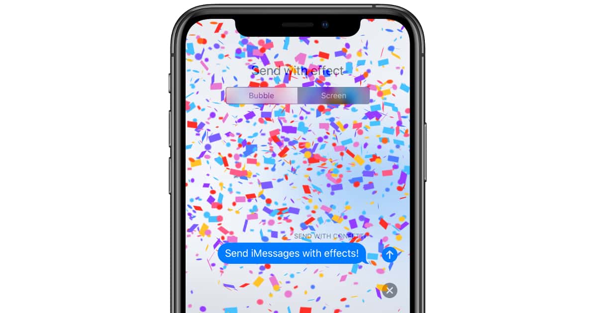 How To Send iMessage With Effects – Bubbles & Screens