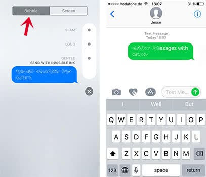 How To Send iMessage With Effects – Bubbles & Screens