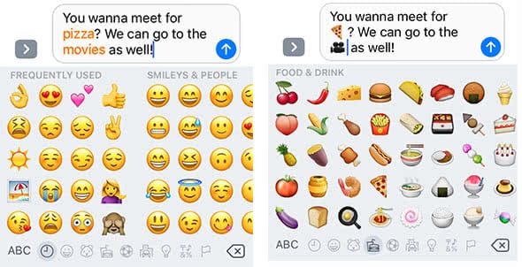 Replace Words With Emojis in the Message App