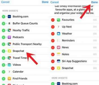 Snapchat: Text Friends On Lock Screen or Home Screen
