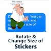 iMessage – How To Rotate & Change Size of Stickers