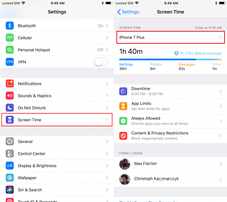 Screen Time - Manage Your iPhone Use
