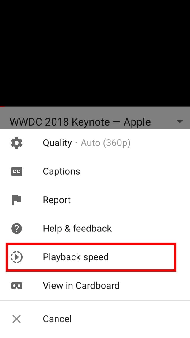 How to Change YouTube Video Speed on iPhone