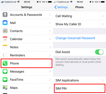 How to Change SIM PIN on iPhone