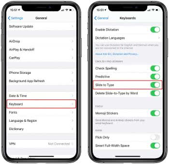 iPhone Swipe Keyboard – How To Enable & Use "Slide-to-Type"